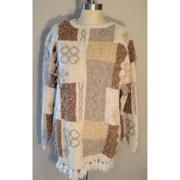 Express | Sweaters | Vintage 9s Express Tricot Handknit Chunky ...